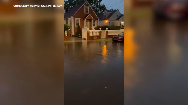 NYC storm damage: Heavy rainfall, thunderstorms lead to flooded roads ...