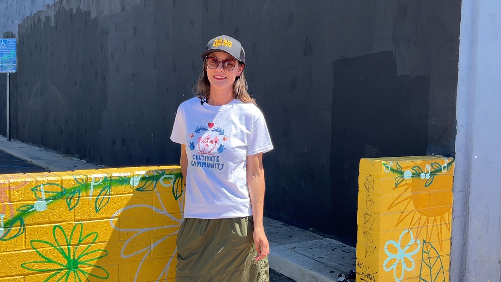 Amy Smith "Cultivate Community" t-shirt supports Feed SoCal food drive ...