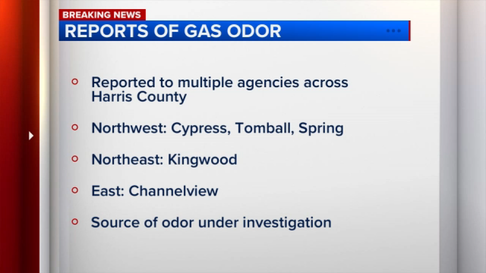 Channelview, Pasadena, Spring among Harris County areas with reports of ...