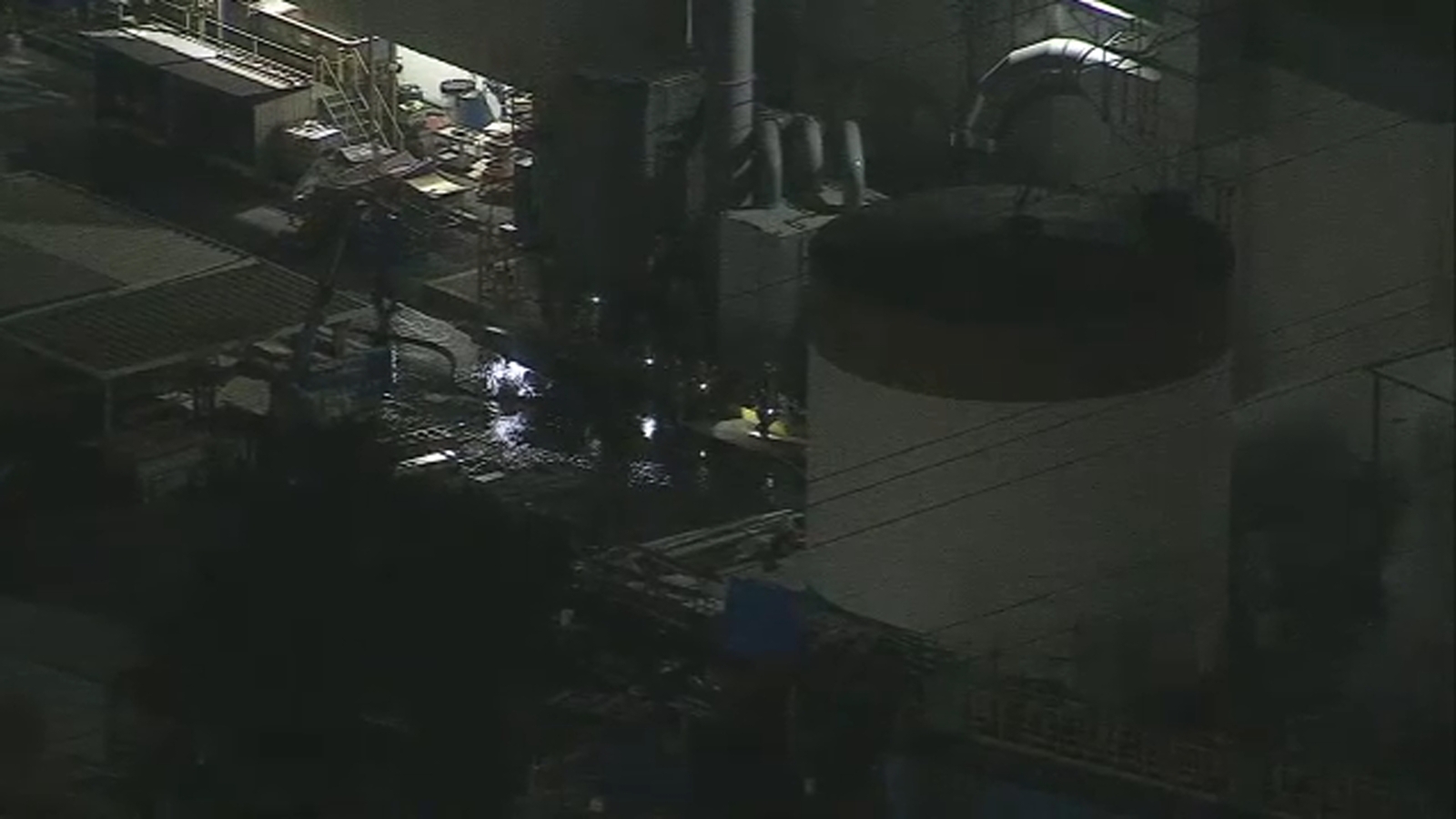 Firefighters seen surrounding tank at center of chemical crisis in OC ...