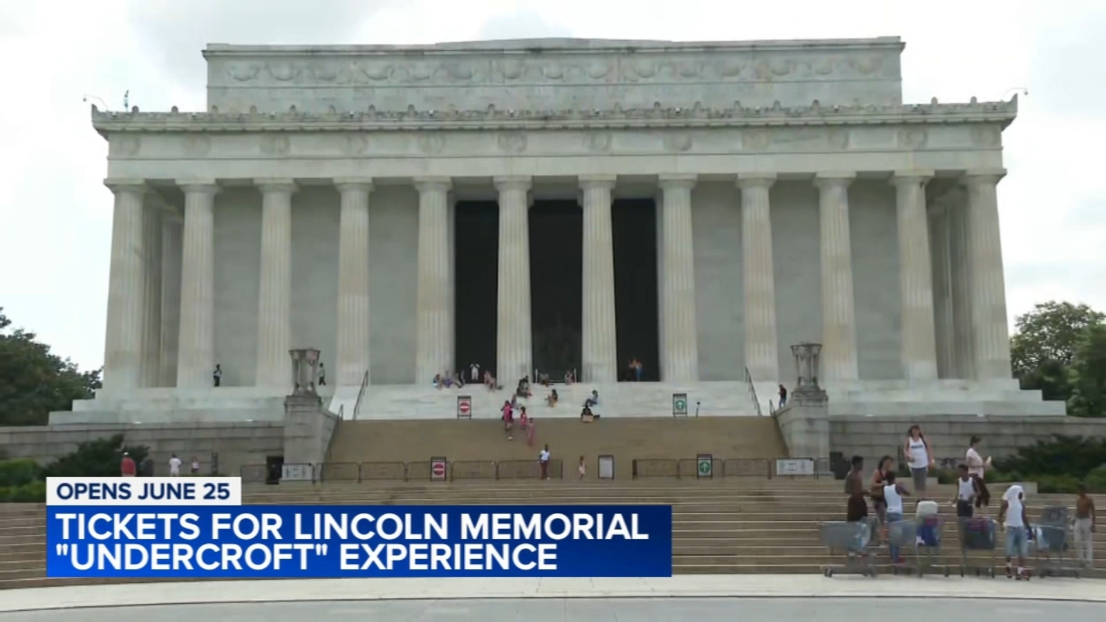 Lincoln Memorial in Washington, D.C. opening underground museum exhibit ...