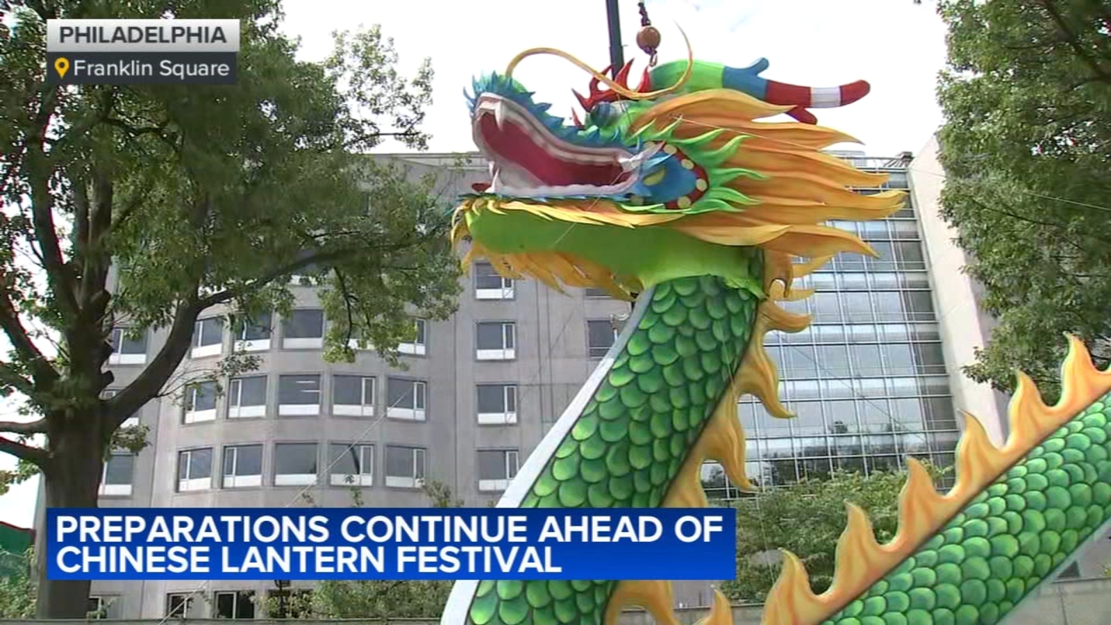 Crews prepare for the Philadelphia Chinese Lantern Festival - 6abc ...