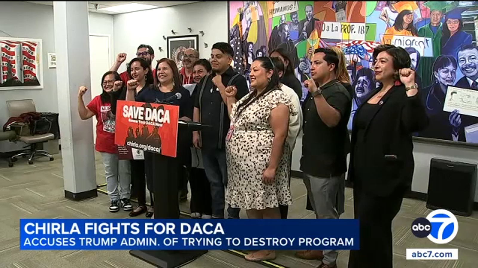 CHIRLA accuses Trump administration of trying to destroy DACA - ABC7 ...