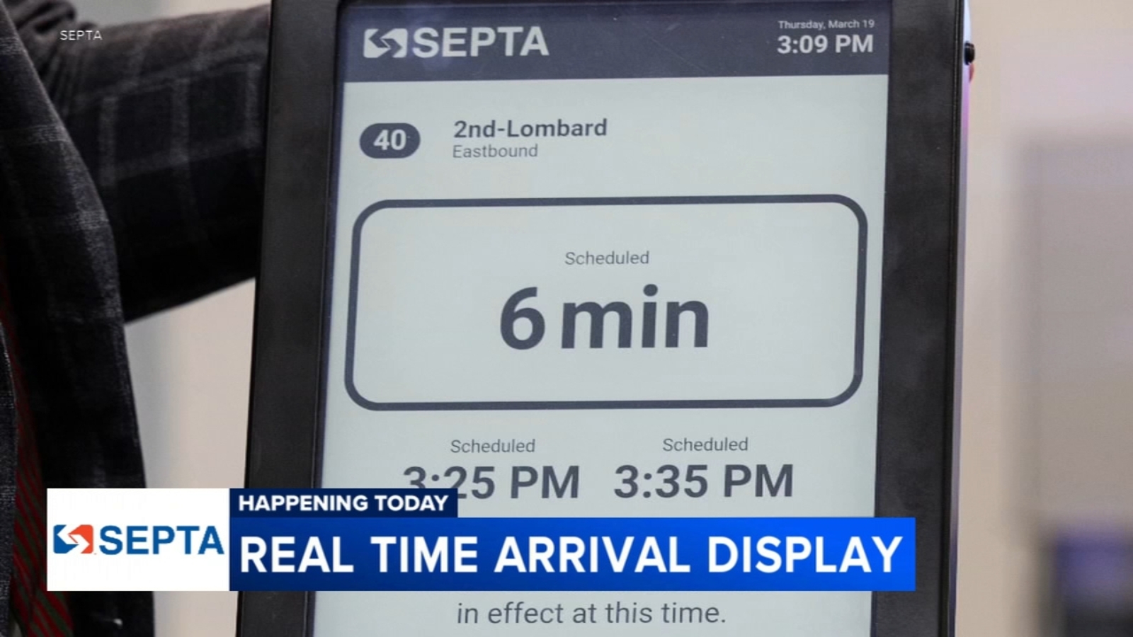 SEPTA rolls out first digital real-time arrival screen at Broad Street ...