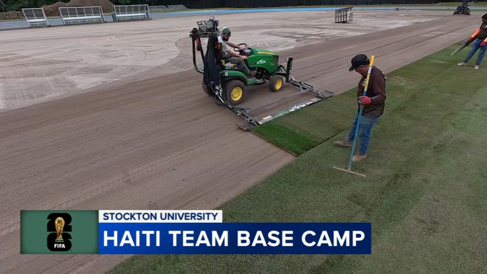 Stockton University prepares new field to welcome Haiti national soccer ...