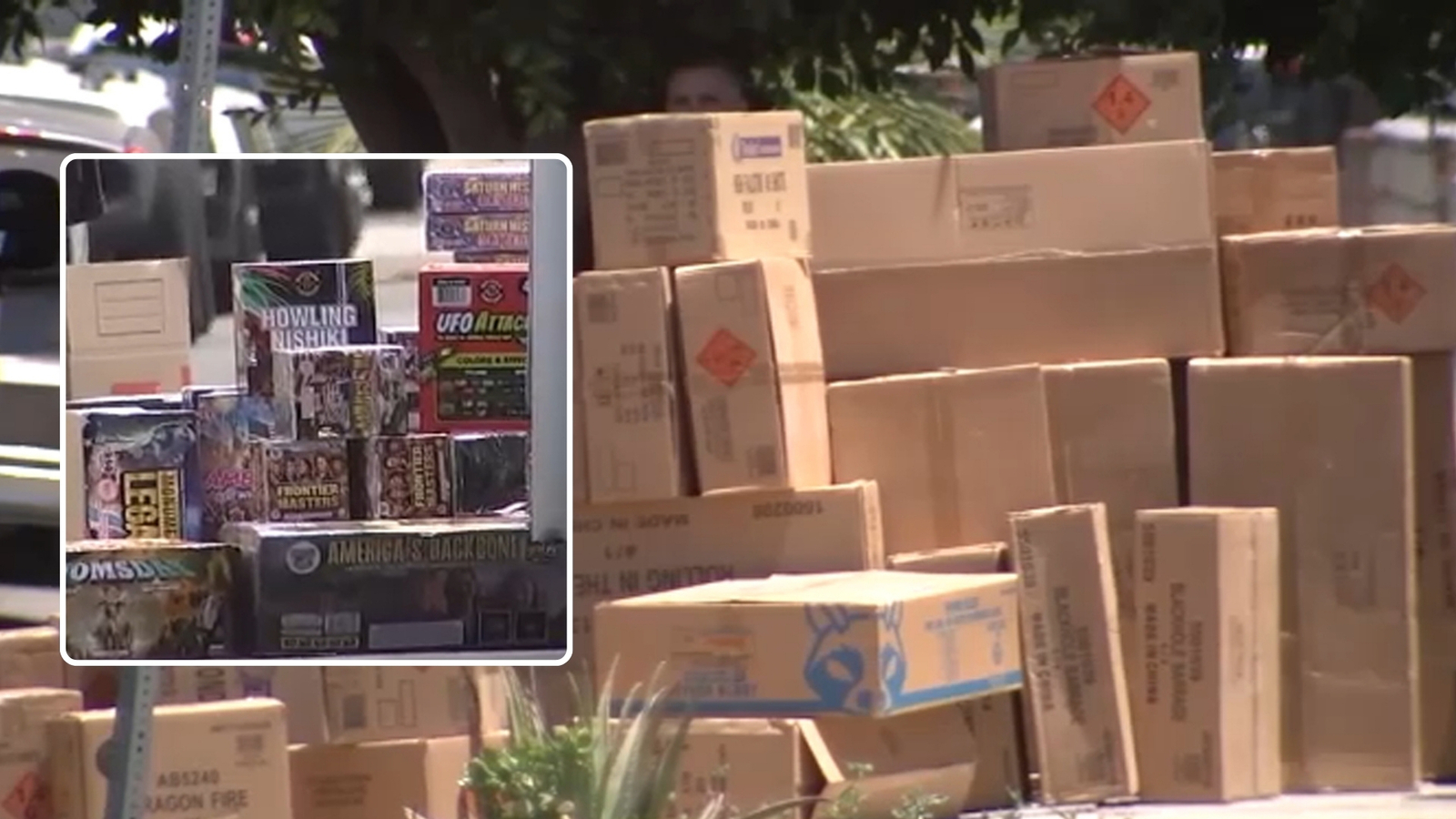 Evacuations lifted after bomb squad removes large cache of illegal ...