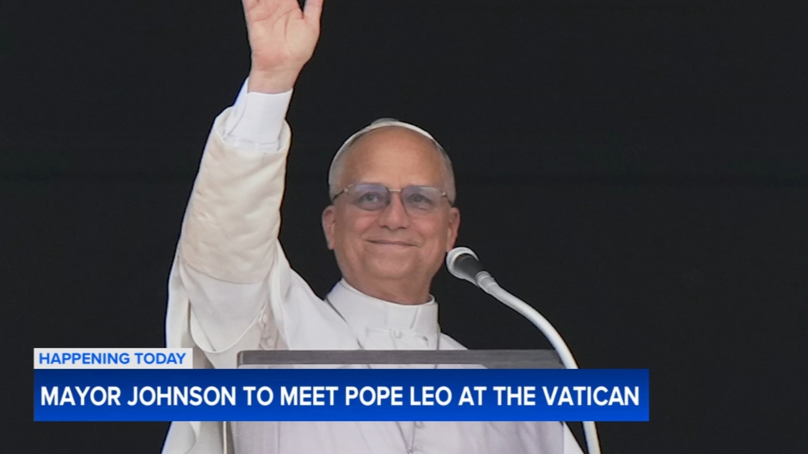 Chicago Mayor Brandon Johnson bringing gifts for Pope Leo XIV on Rome ...