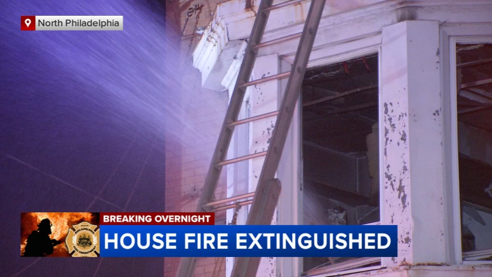 Firefighters extinguish house fire in North Philadelphia - 6abc ...
