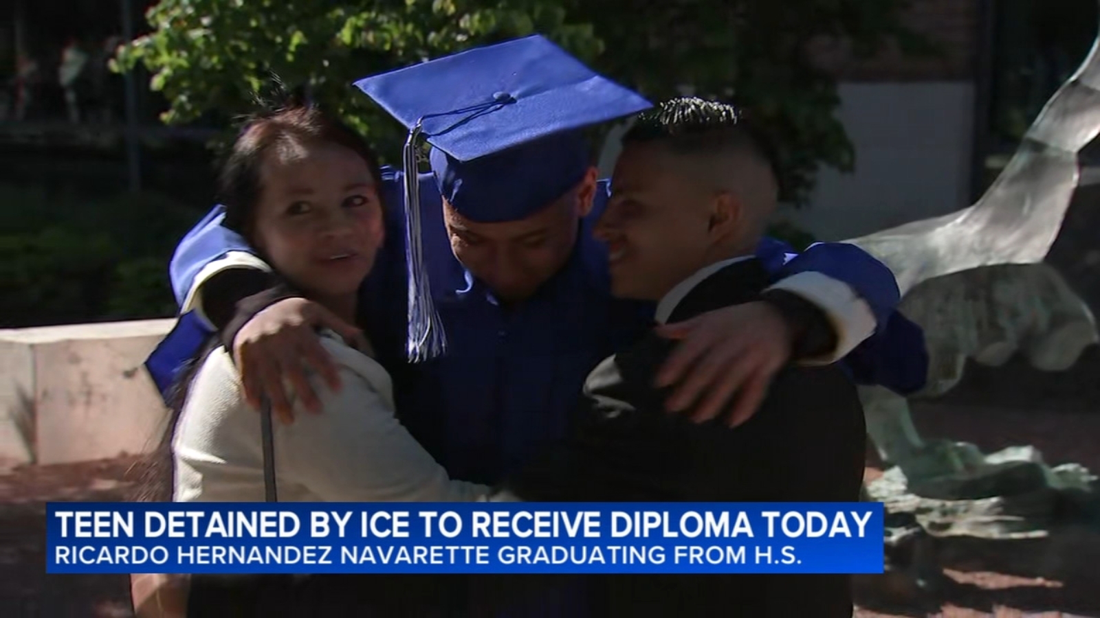CPS student Ricardo Hernandez Navarrete, detained by ICE, receives ...