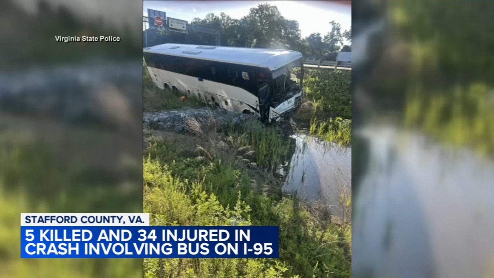5 killed, 34 hurt in massive crash between bus, 6 vehicles on I-95 ...