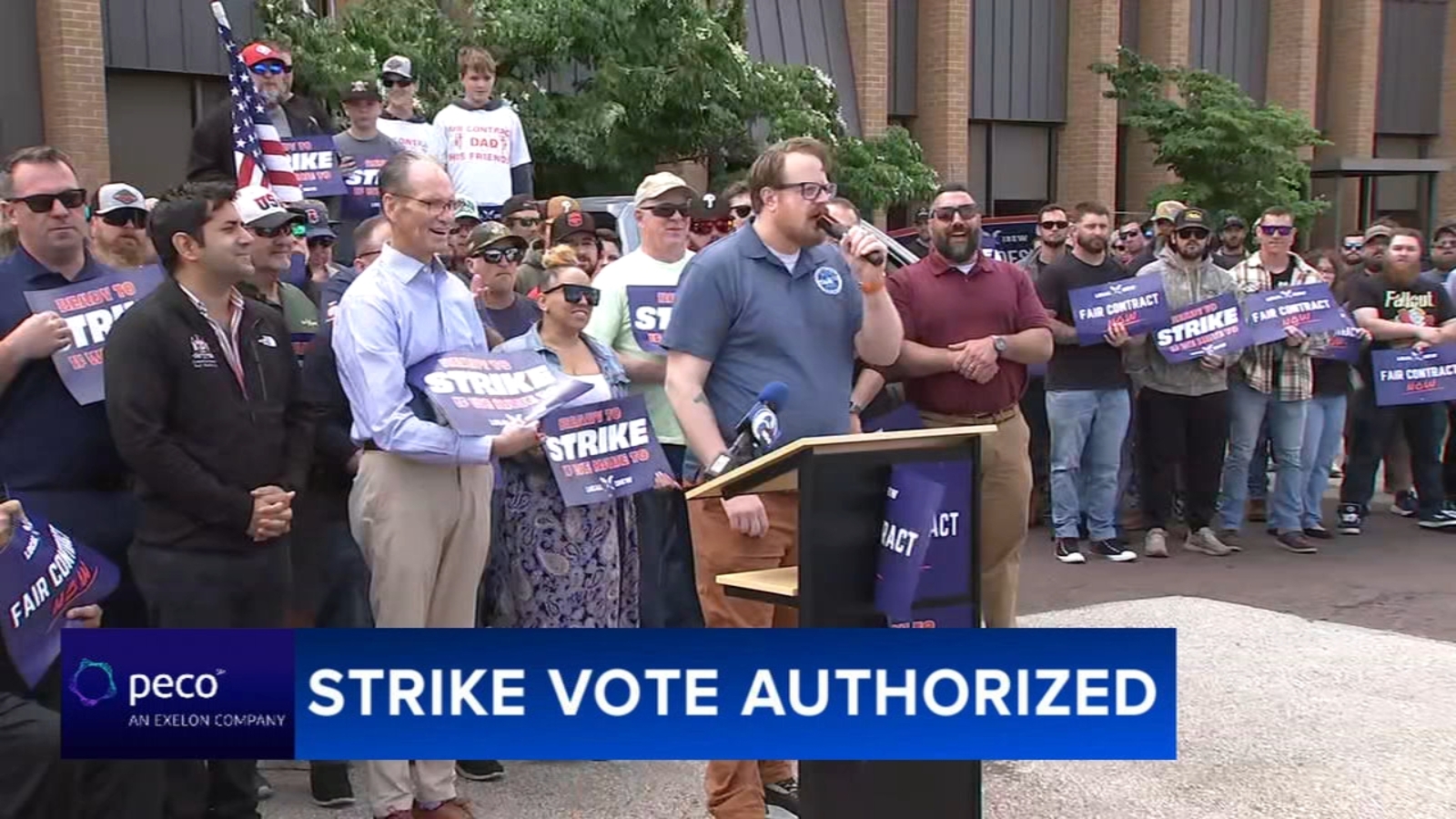 PECO workers vote to authorize strike as contract negotiations continue ...