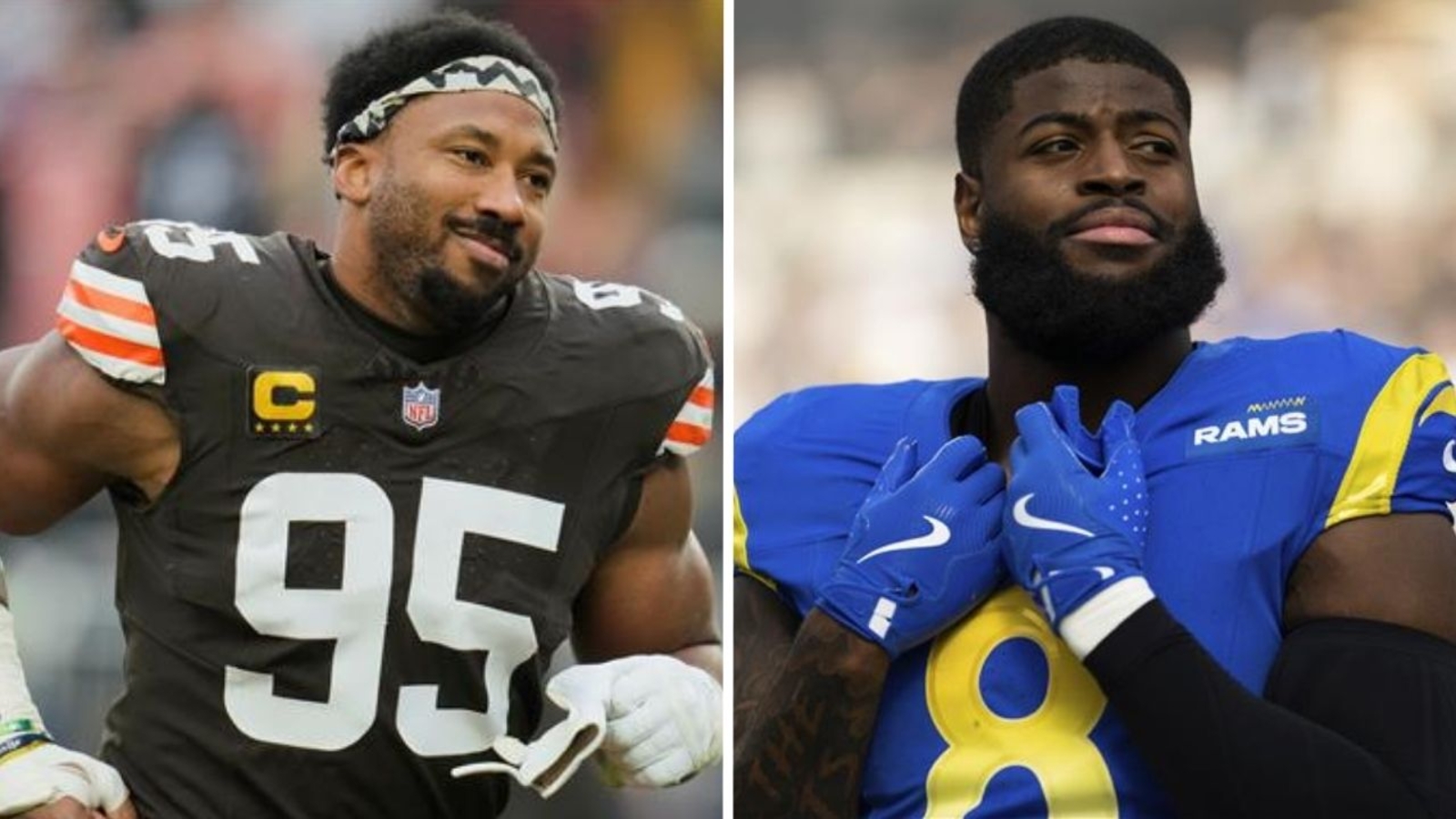 Sources: Browns, Rams finalizing Myles Garrett blockbuster trade - ABC7 ...