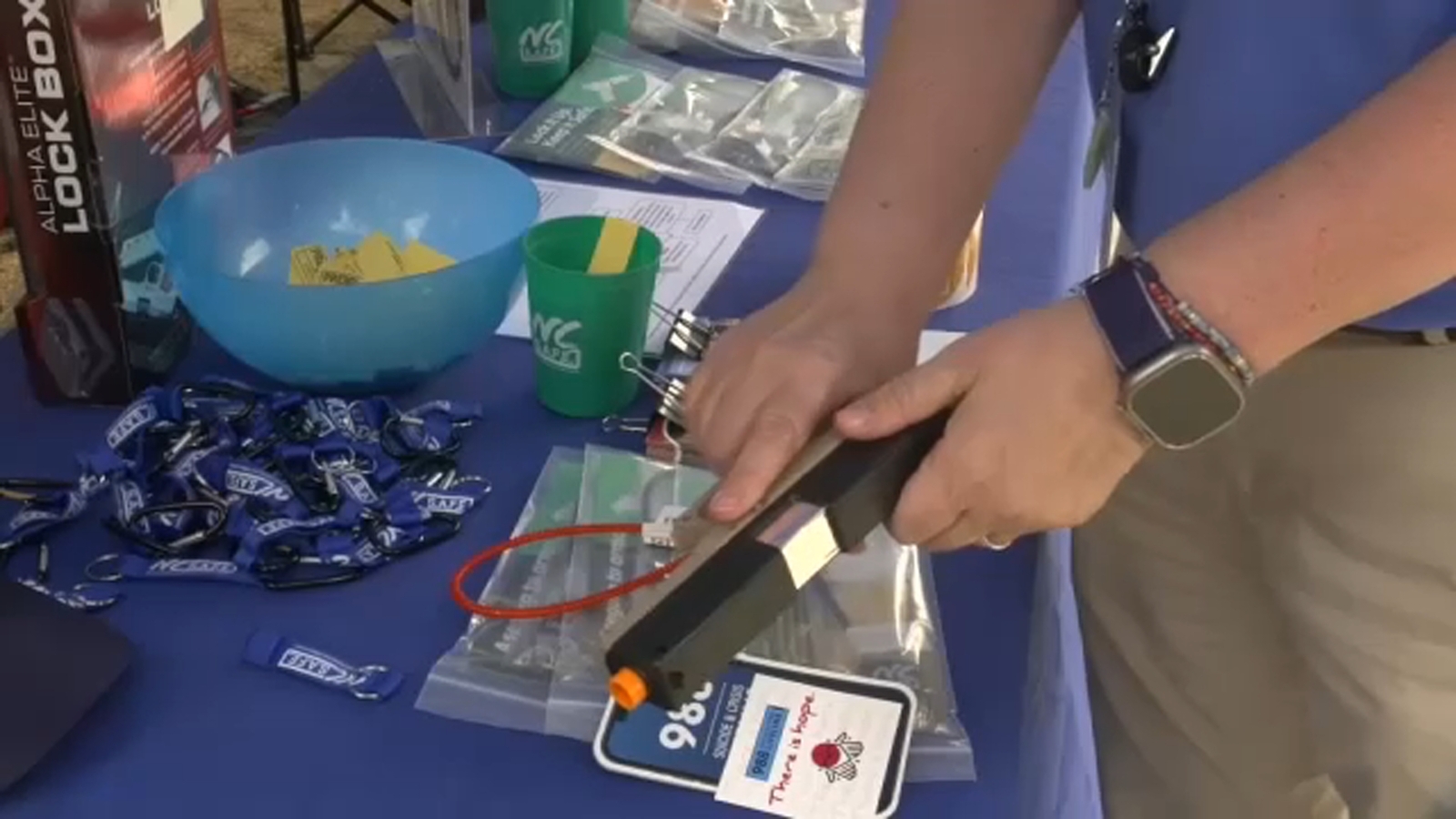 Gun locks giveaways NC | Do they prevent accidental shootings? Durham ...