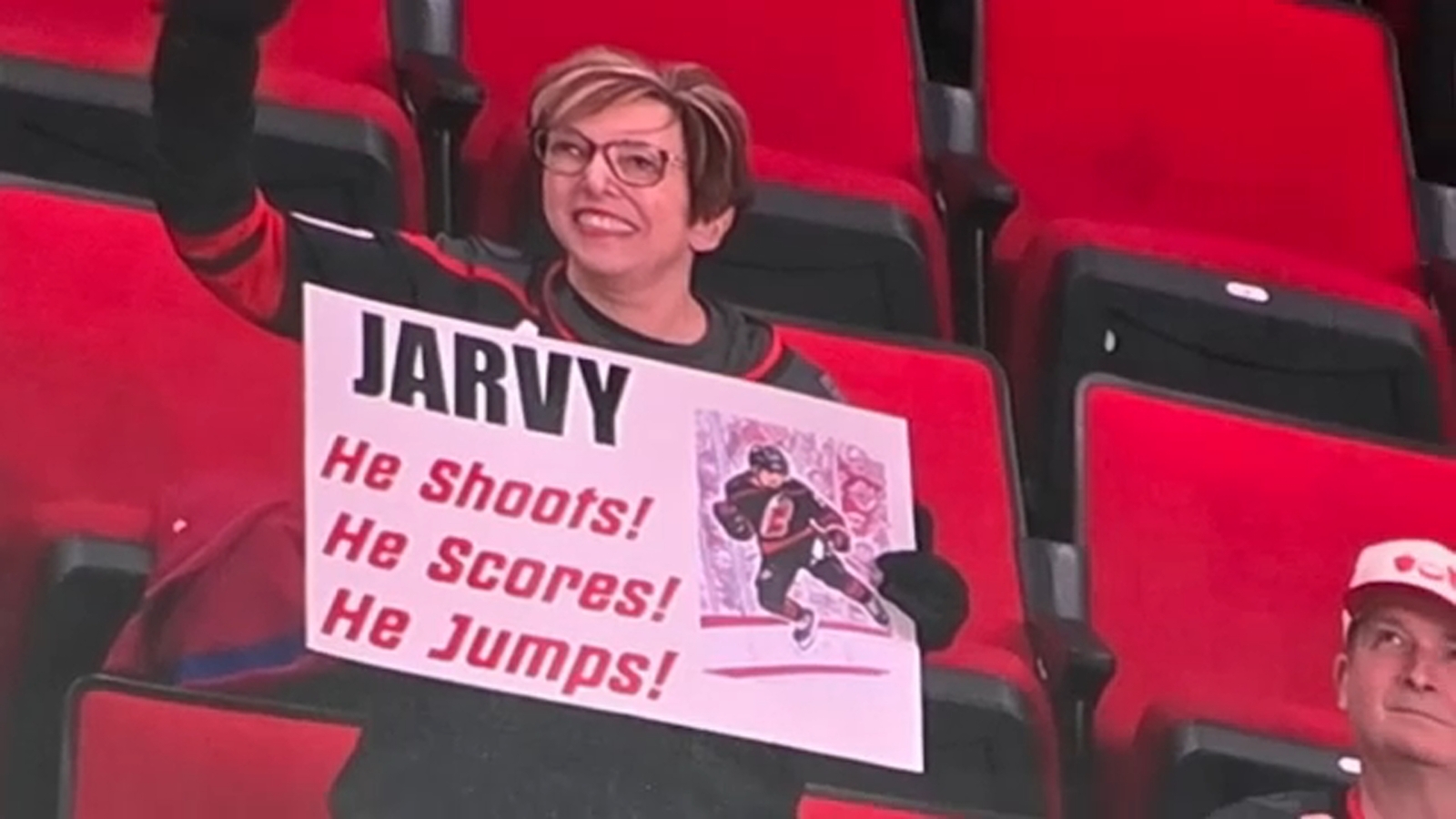 Stanley Cup Final 2026 | 'Sign Lady' brings Canes spirit to every game ...