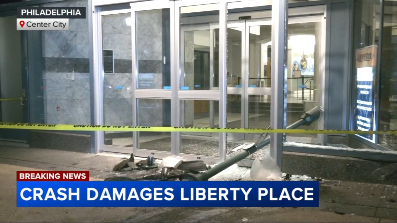 SUV crashes into Liberty Place building in Center City Philadelphia ...