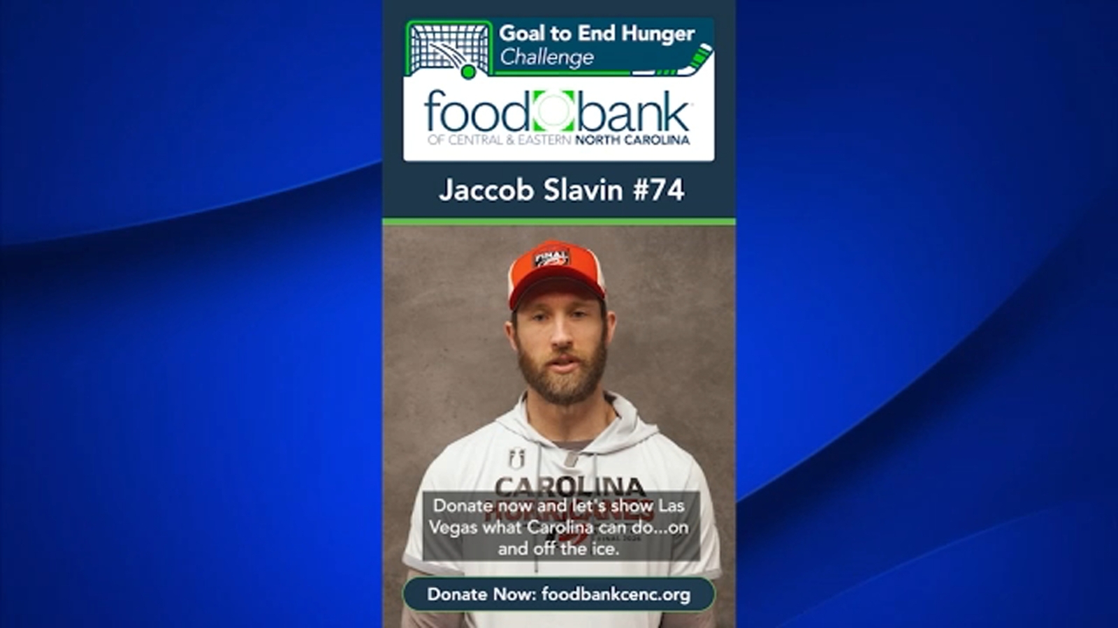 Jaccob Slavin Hurricanes | Canes players call for donations to food ...