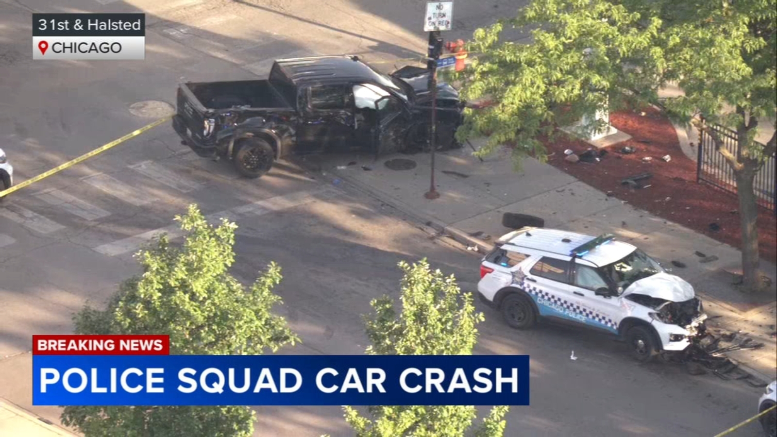 Chicago police squad car involved in Bridgeport crash at 31st Street ...
