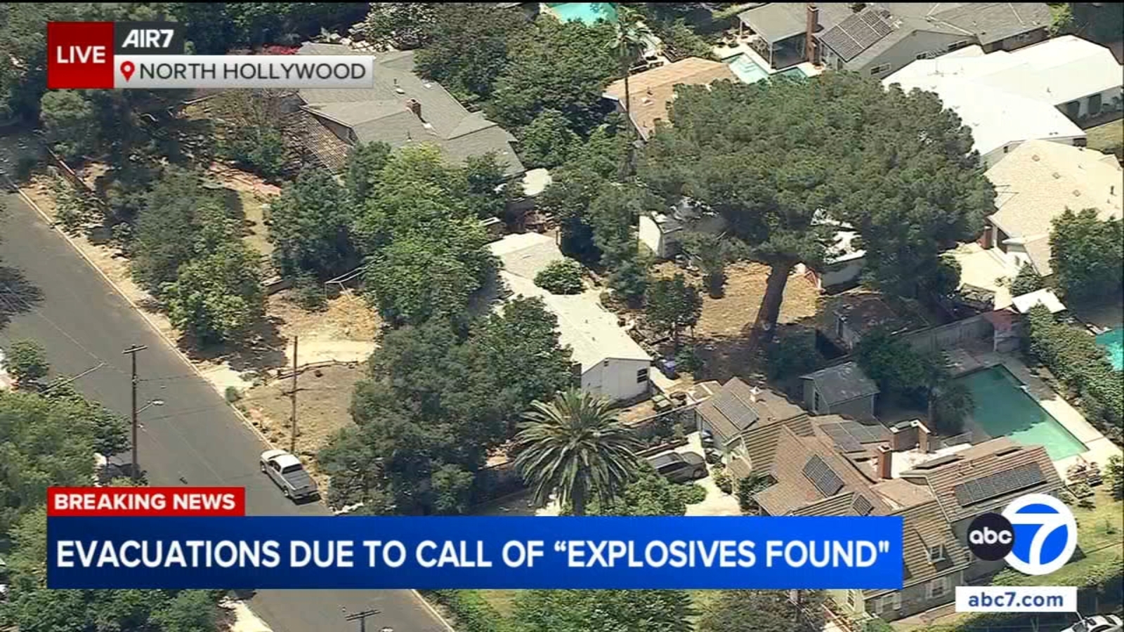 Evacuations underway after LAPD responds to report of explosives found ...