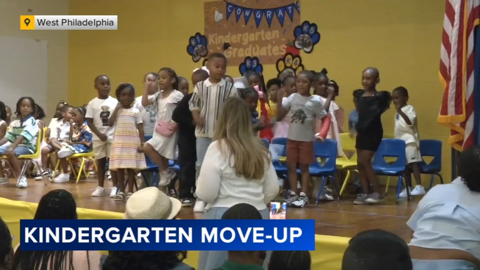 Kindergarten move-up day at West Philadelphia Achievement Charter ...
