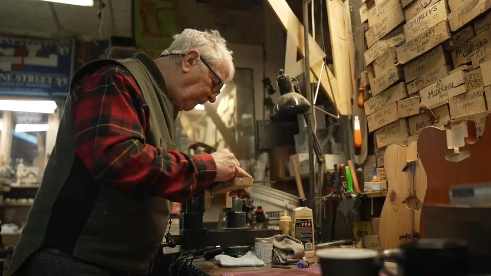 Inside Carmine Street Guitars, where Rick Kelly keeps old New York ...