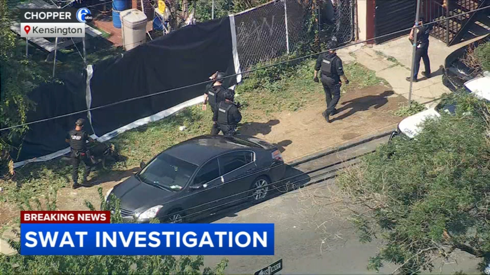 Heavy police presence in Philadelphia's Kensington section - 6abc ...