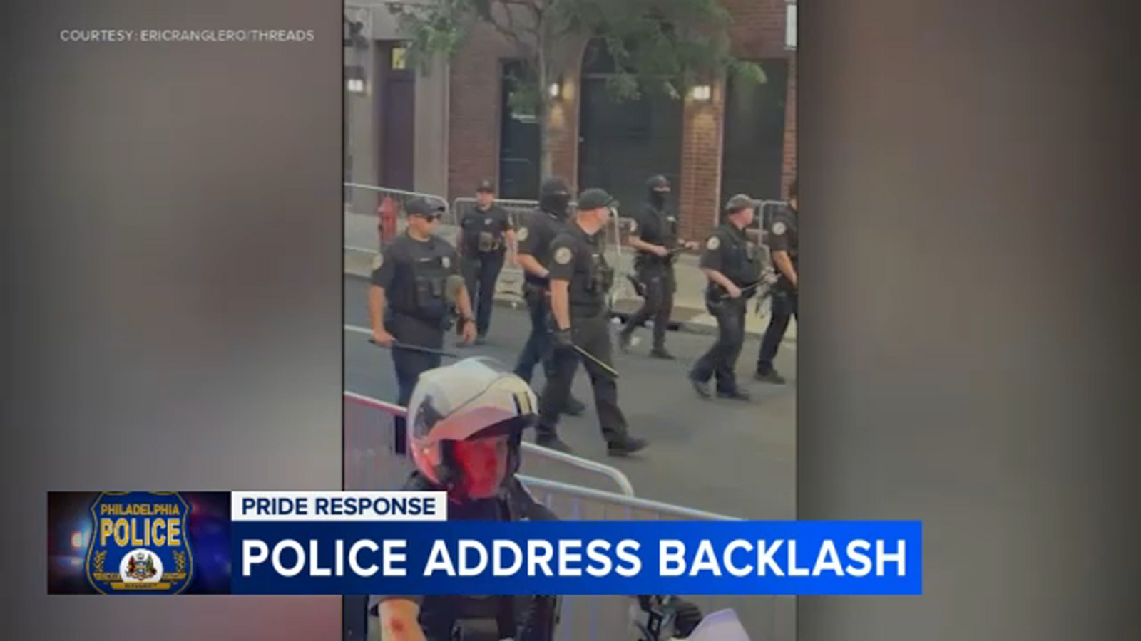 Philadelphia police commissioner defends Pride celebrations response ...