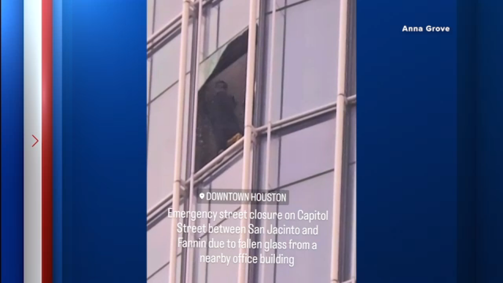 HPD responds to reports of falling glass on Capitol between San Jacinto ...