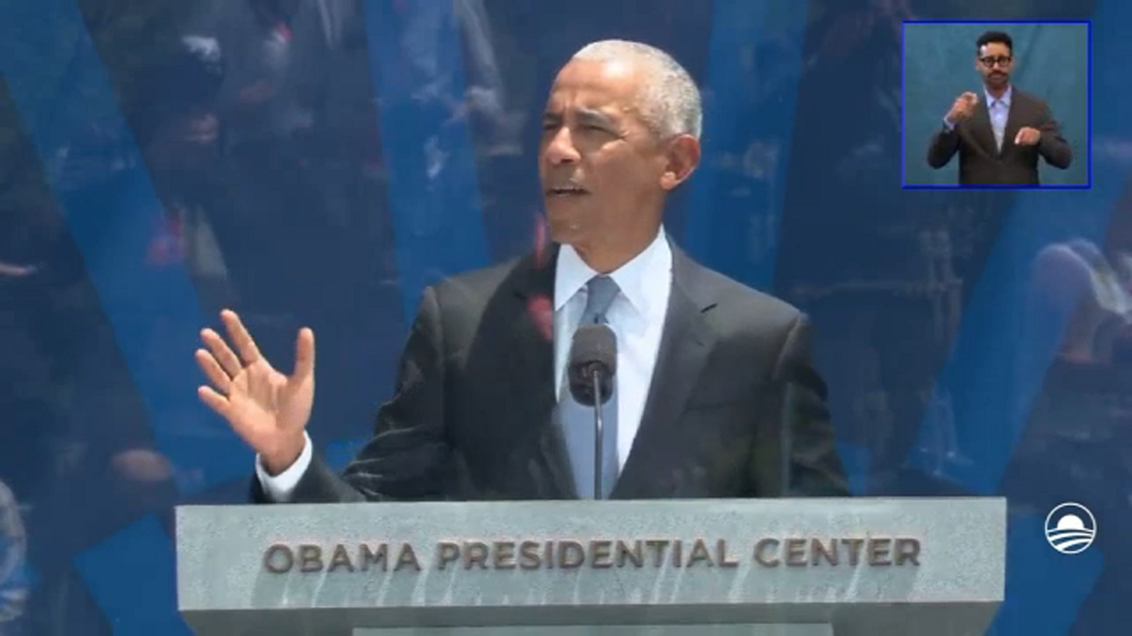 Former President Barack Obama speaks at grand ceremony - ABC7 Chicago