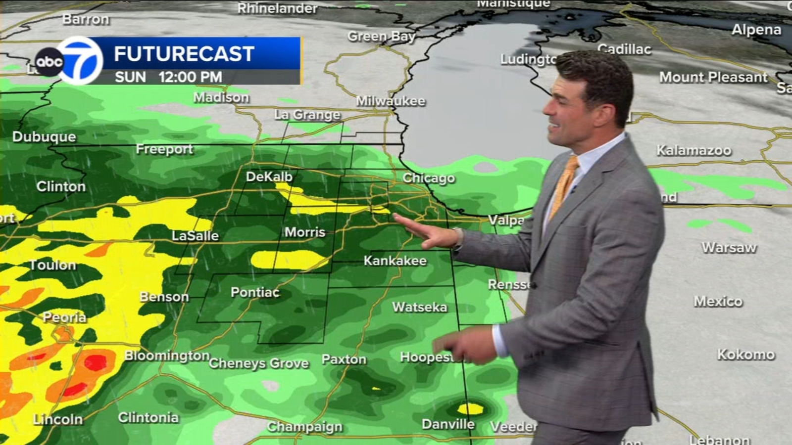 Chicago weather: PM soaking rain Sunday - ABC7 Chicago