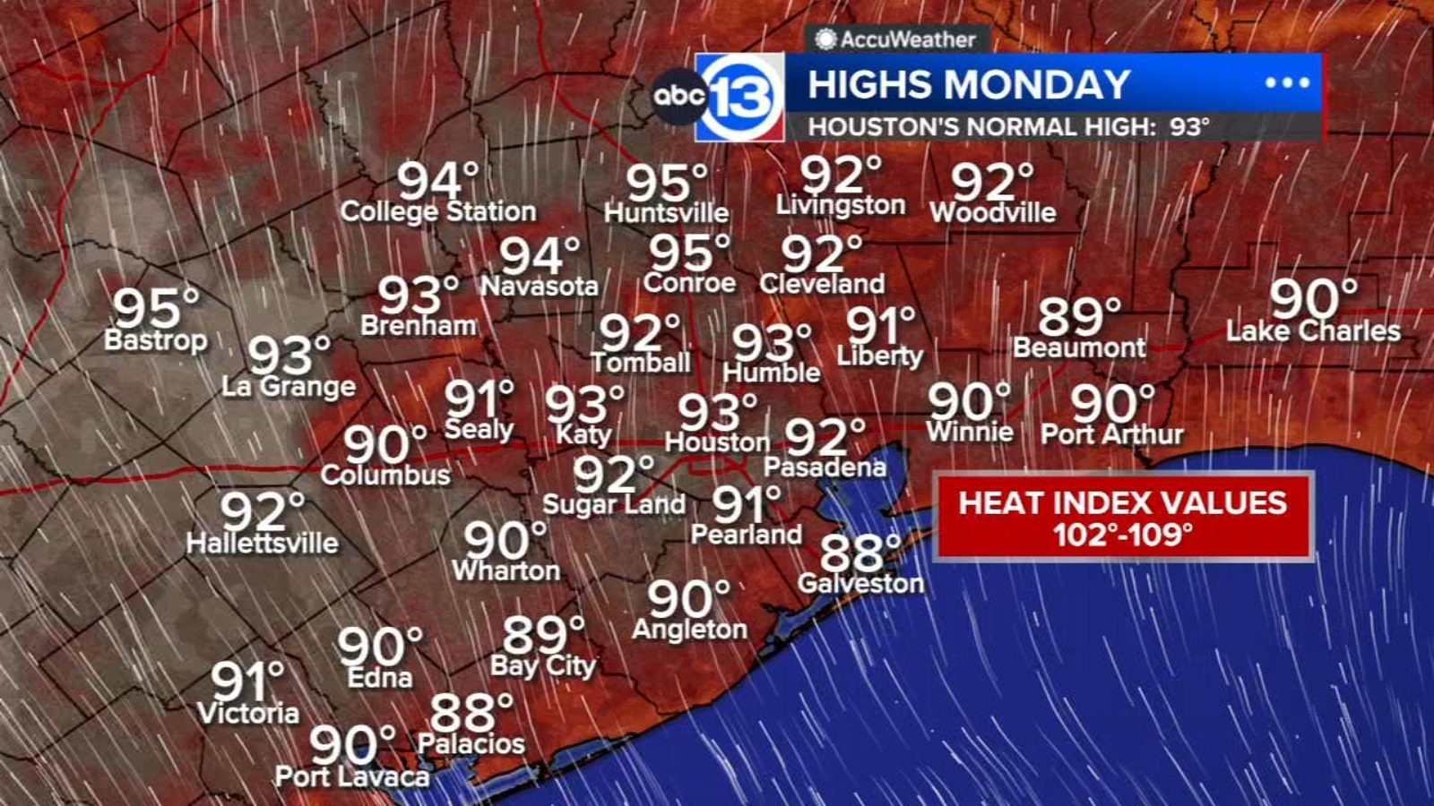 Houston Weather: Trading stormy days for steamy ones this week - ABC13 ...