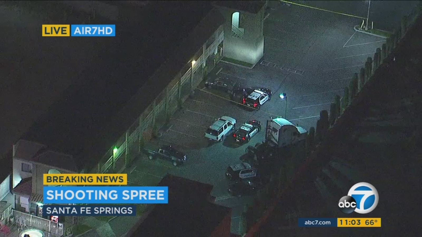 Map shows span of La Mirada area shooting spree - ABC7 Los Angeles