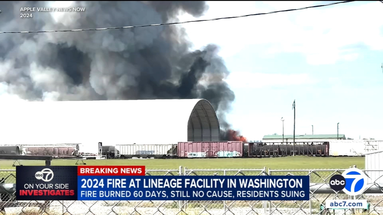 Lineage facility fire in 2024 burned for 60 days, highlighting ...