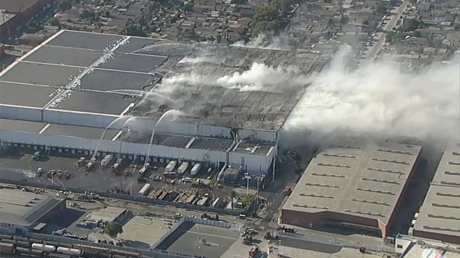 Boyle Heights warehouse fire: Cause believed to be testing conducted by ...