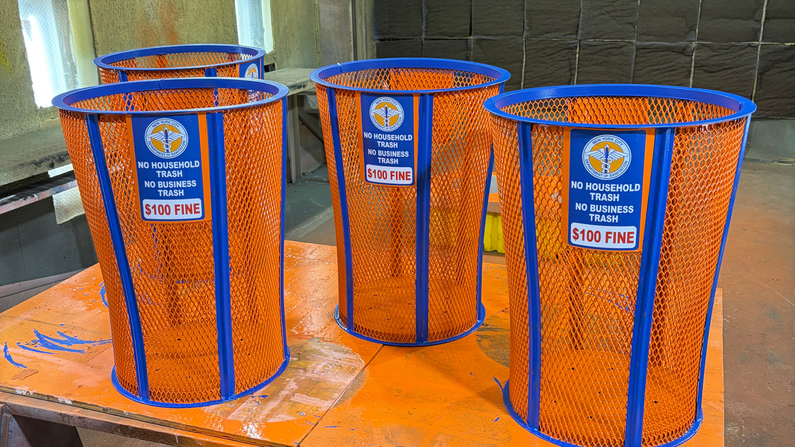 NYC Department of Sanitation giving away iconic trash cans painted in ...