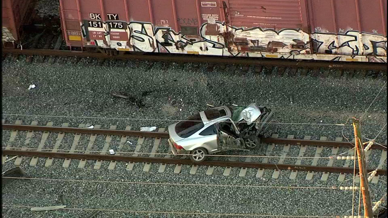 Vehicle hit by train in Sugar Land - ABC13 Houston