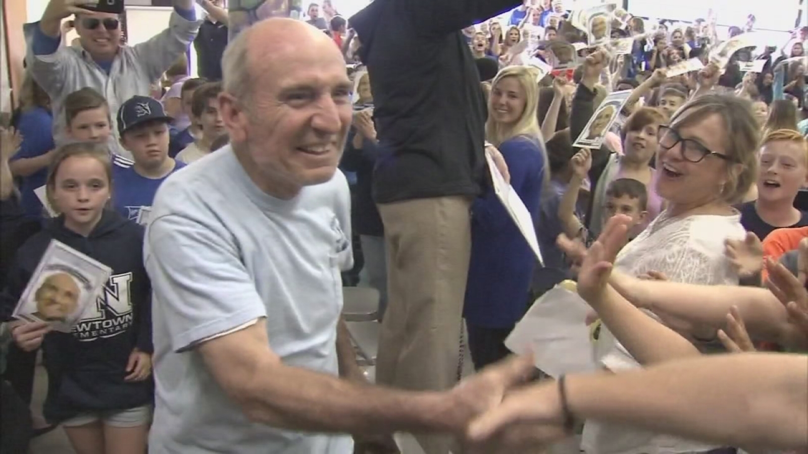 Newtown Elementary's Ted Qualli wins Janitor of the Year - ABC7 San ...