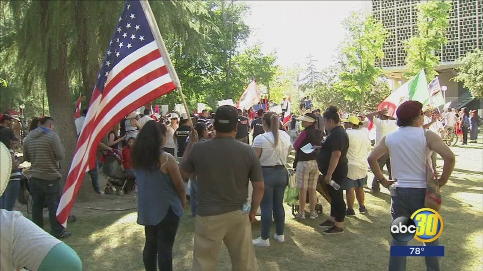 Hundreds in Fresno join nationwide May Day protests - ABC30 Fresno