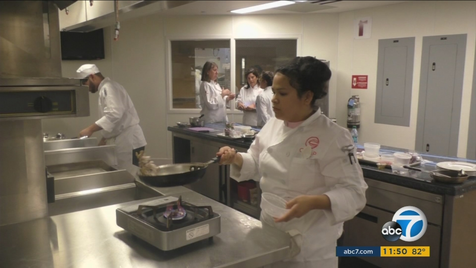 Competition heats up for C-CAP high school culinary students - ABC7 Los ...