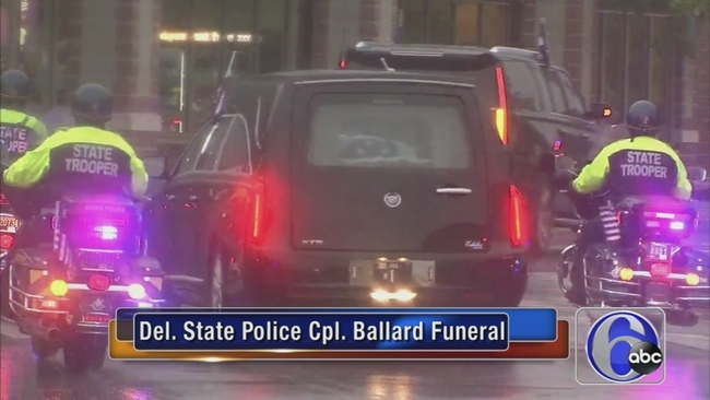 Final farewell for fallen Del. state trooper Stephen Ballard in ...