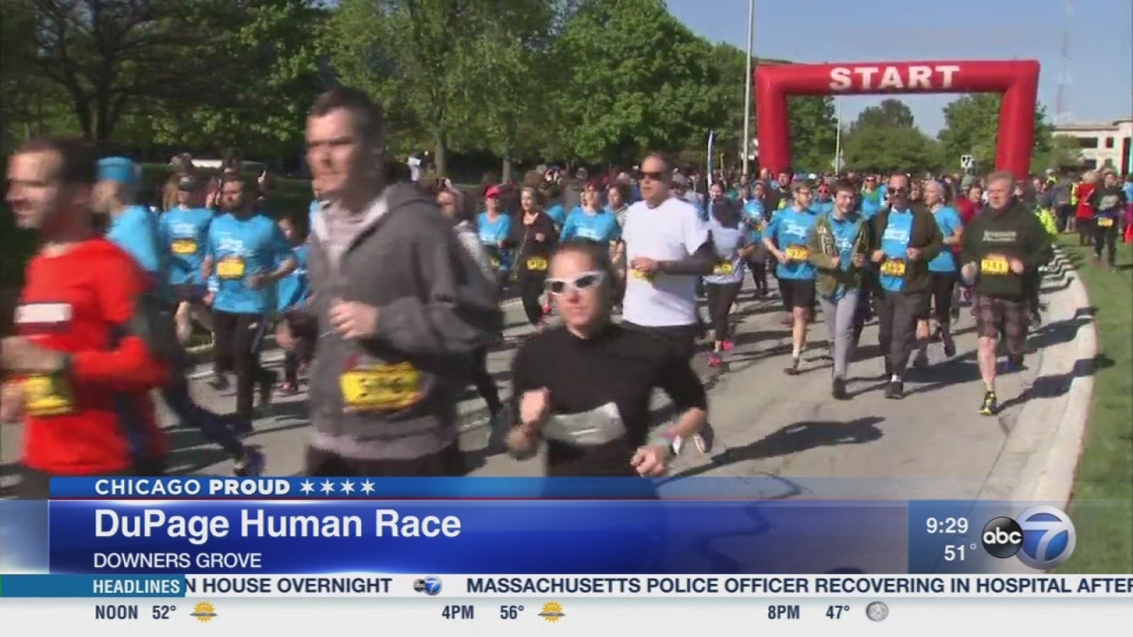 Dozens of charities benefit from DuPage Human Race - ABC7 Chicago Dozens of charities benefit from DuPage Human Race - ABC7 Chicago