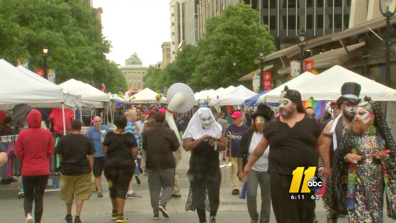 Out! Raleigh takes over Fayetteville Street - ABC11 Raleigh-Durham