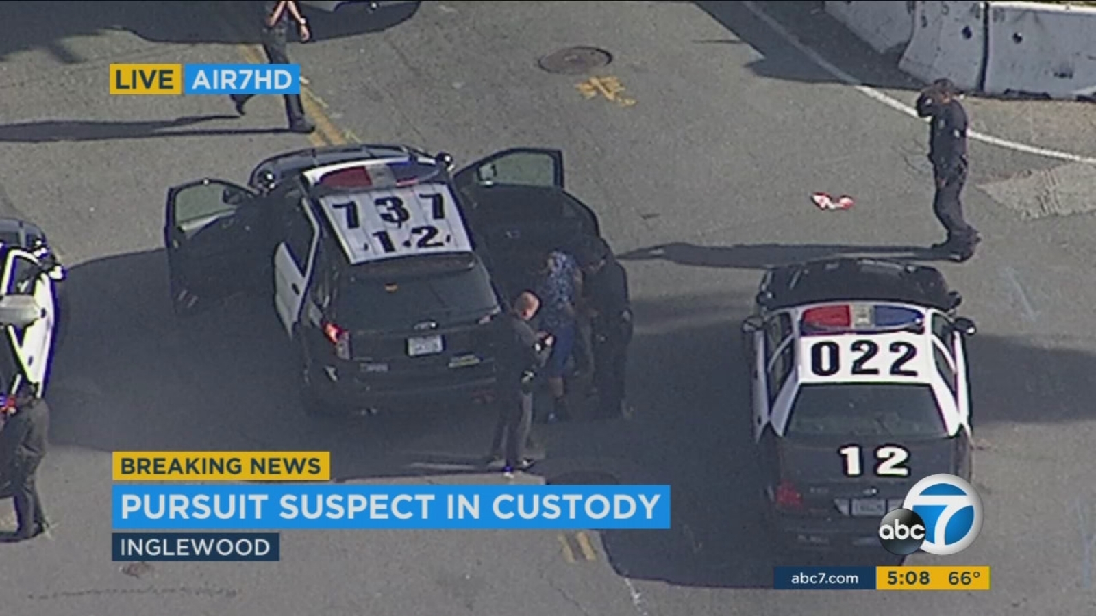 Man punches reporter in head, leads police on chase through South LA ...
