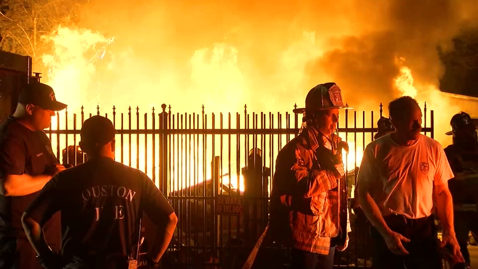 Massive house fire keeps firefighters busy in NW Houston - ABC13 Houston