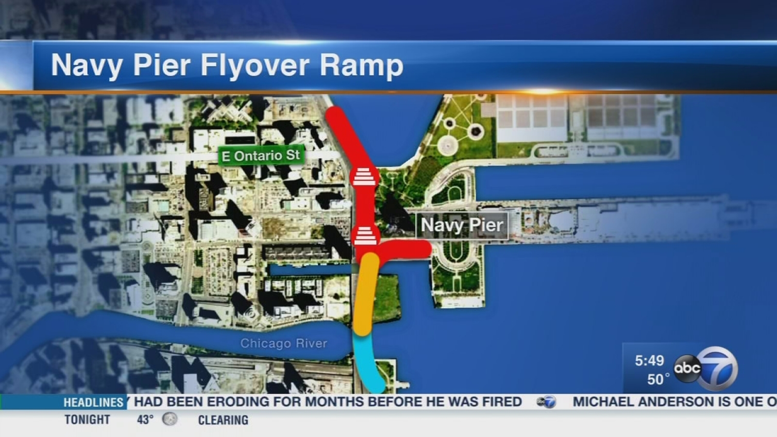 What's Driving You Crazy? Navy Pier flyover ramp - ABC7 Chicago