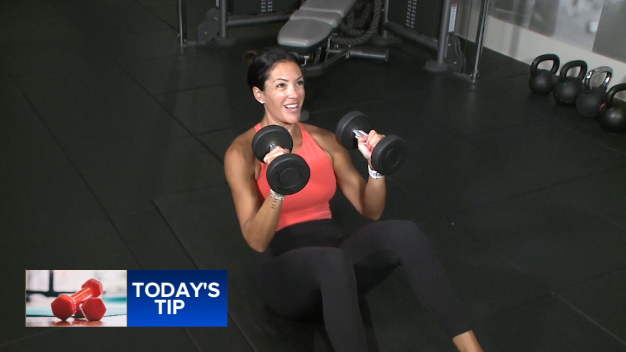 Sit-up with a shoulder press - Today's Tip - 6abc Philadelphia