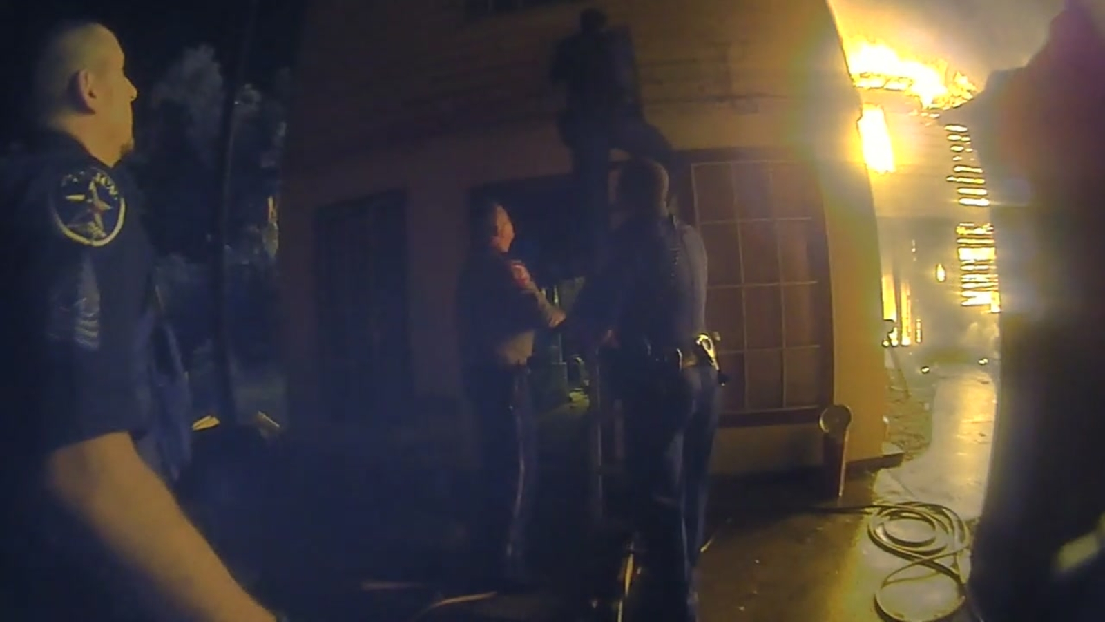 TAMINA FIRE: Body camera footage shows first response - ABC13 Houston