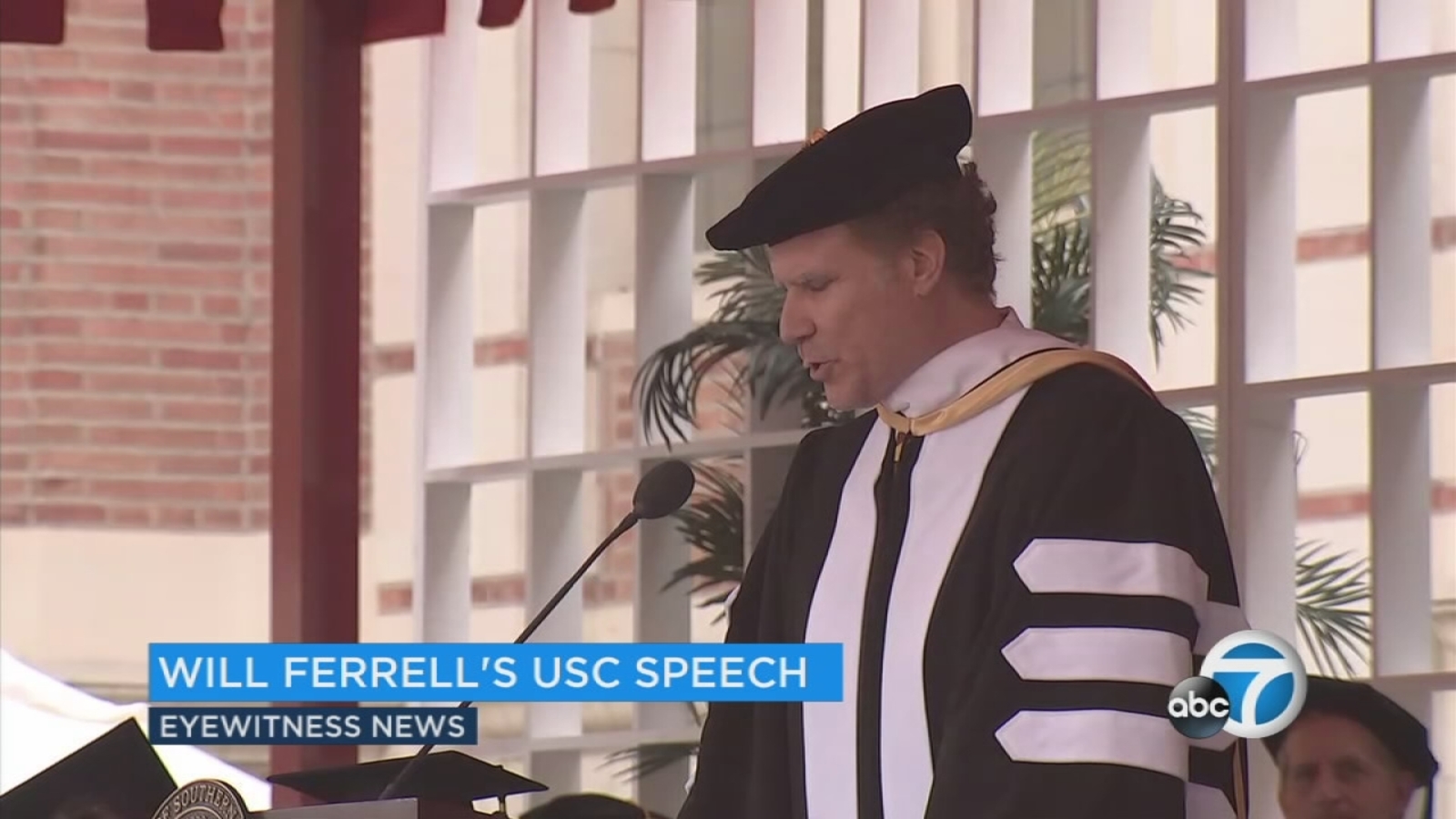 VIDEO: Will Ferrell's full commencement address to USC students - ABC7 ...
