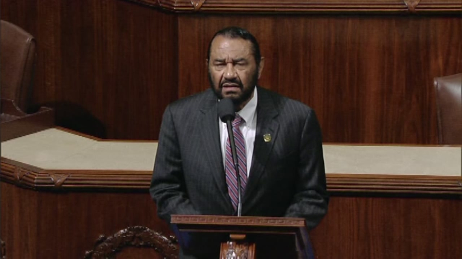 Congressman Al Green calls for Trump impeachment, receives death ...