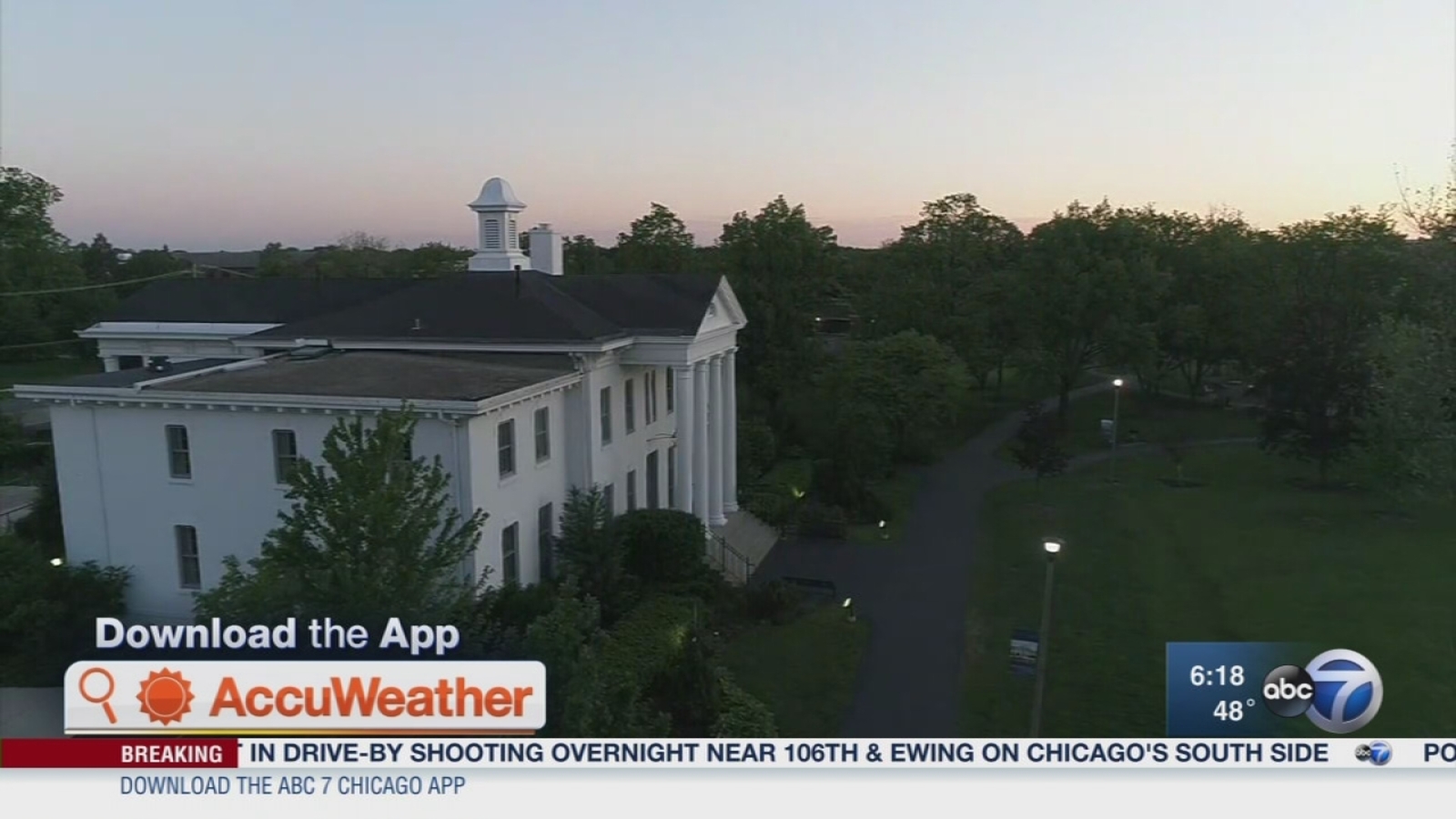Drone at Dawn: Elmhurst - ABC7 Chicago