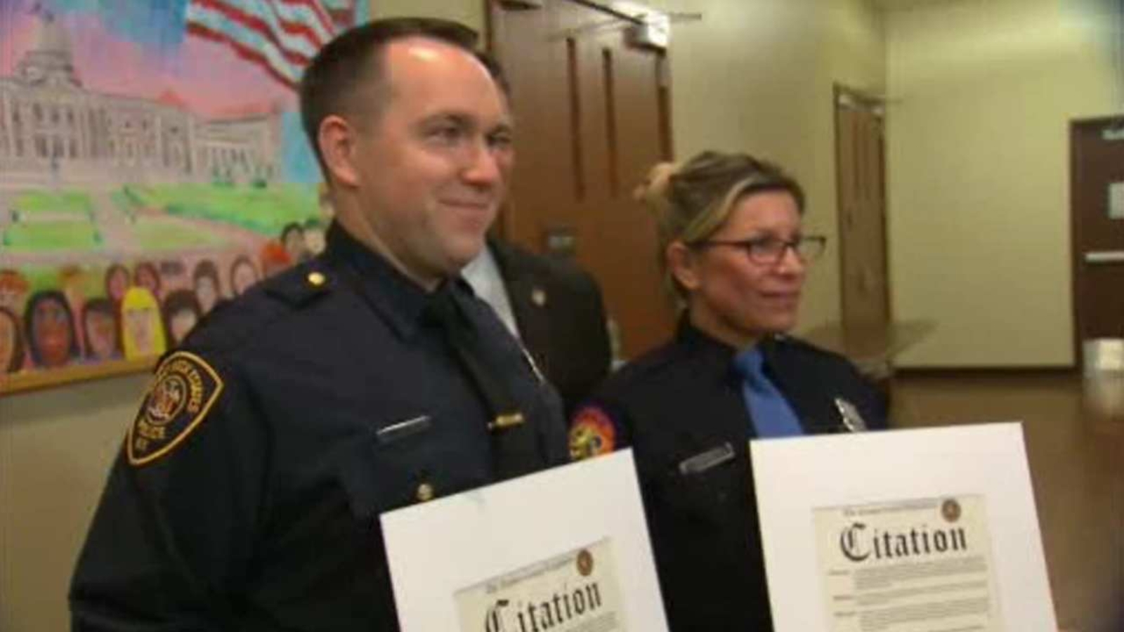 Police officers rescue elderly couple from burning home in Great Neck ...